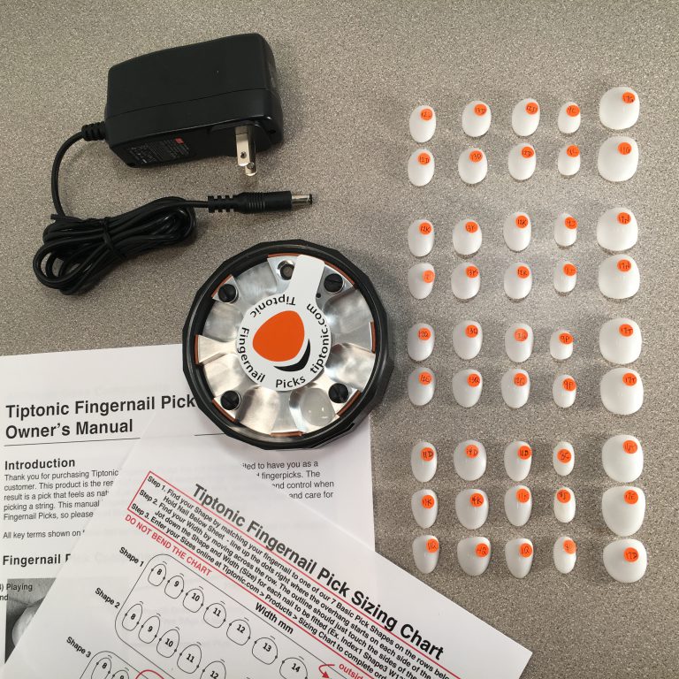 Tiptonic Starter Kit Finger Picks and Adhesive Activator - Tiptonic.com
