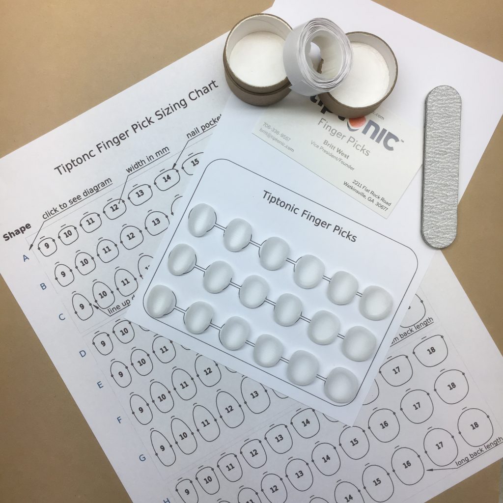 Tiptonic Finger Pick Selection Guide - Tiptonic.com