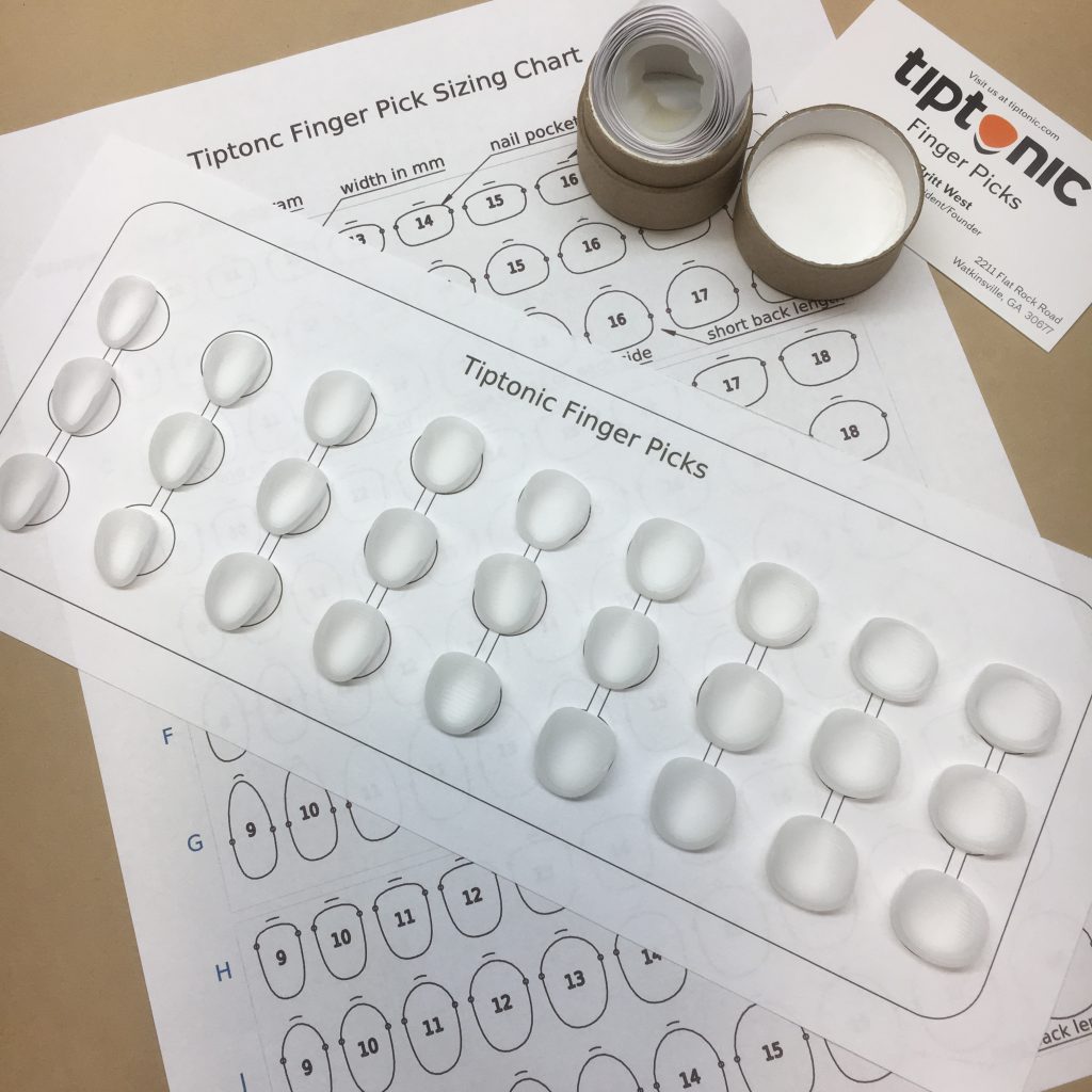Tiptonic Finger Pick Selection Guide - Tiptonic.com